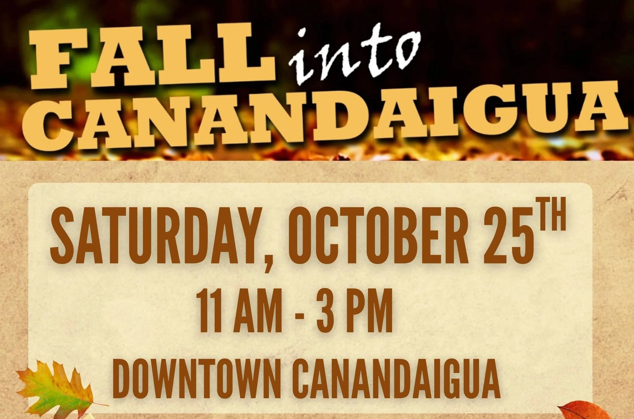 Fall Into Canandaigua 2025: Saturday, Oct 25 | Beyond the Nest (Rochester)